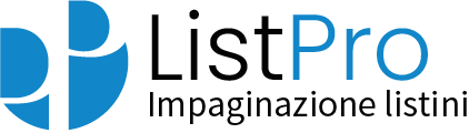 ListPro - Programma per impaginare cataloghi e listini